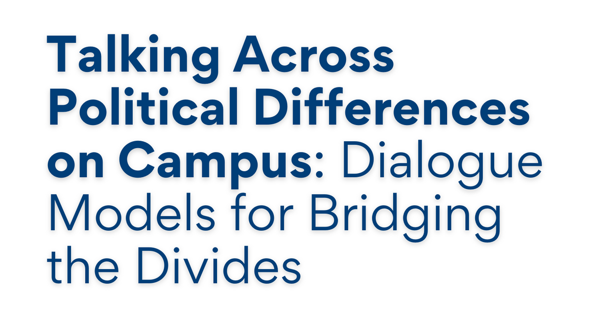 Talking Across Political Differences on Campus: Panel Event | Essential ...